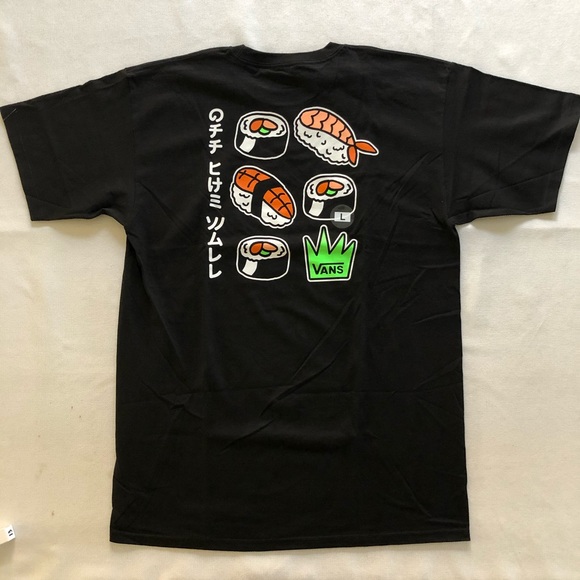 Vans | Shirts | Vans Sushi T Shirt Large | Poshmark